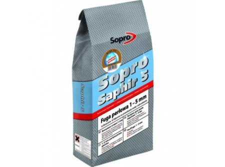 Sopro Saphir 5 spec. flex. fugázó - 1-5 mm 16 Hellgrau 5 kg - Terasz ...